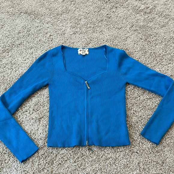 Hippie Rose | Sweaters | Double Zipper Sweater | Poshmark